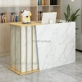 Modern wood Reception Desks Simple Supermarket Cashier Hotel Small ...