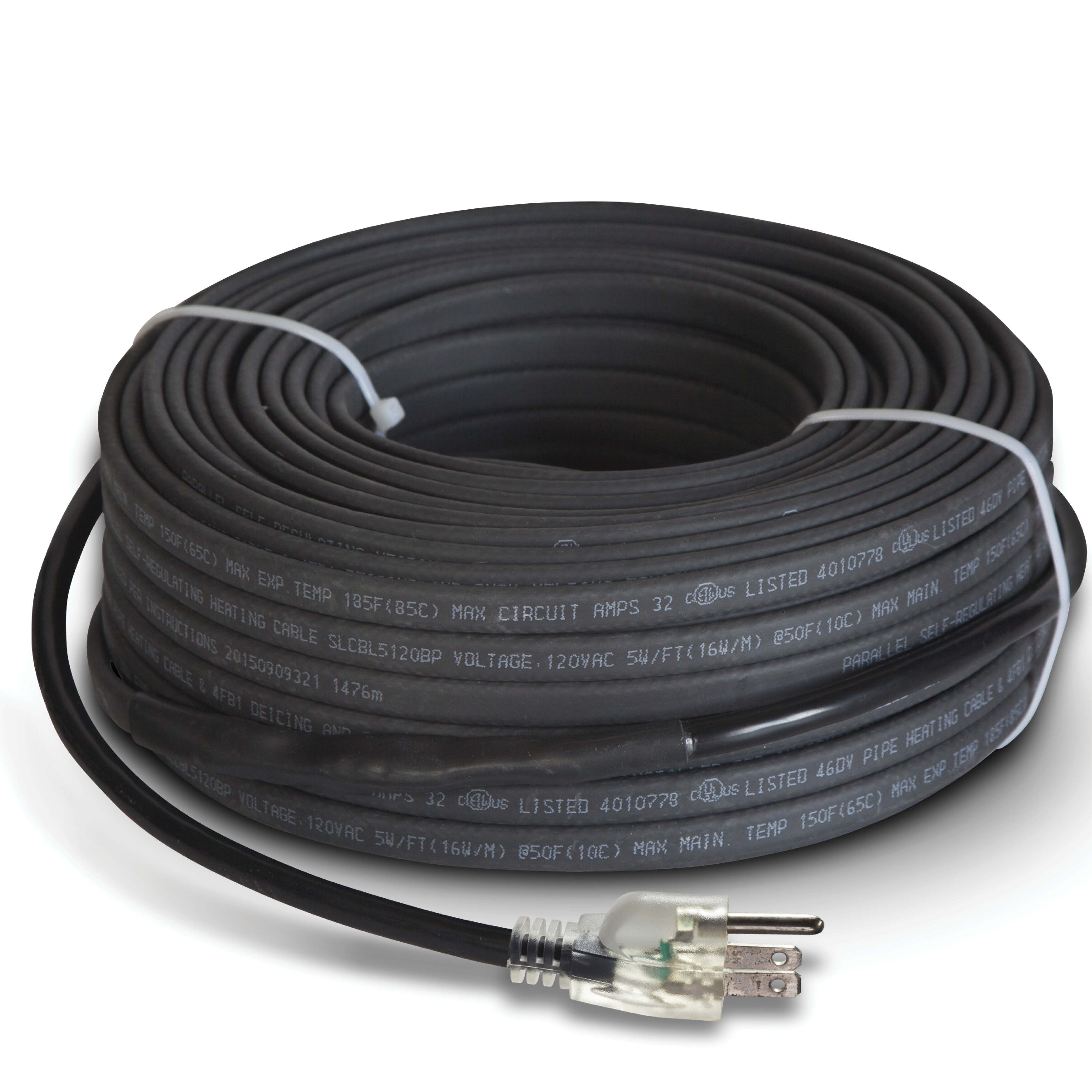 Radiant Solutions Heat Tape Pro Heating Cable For Roof & Gutter 120V ...
