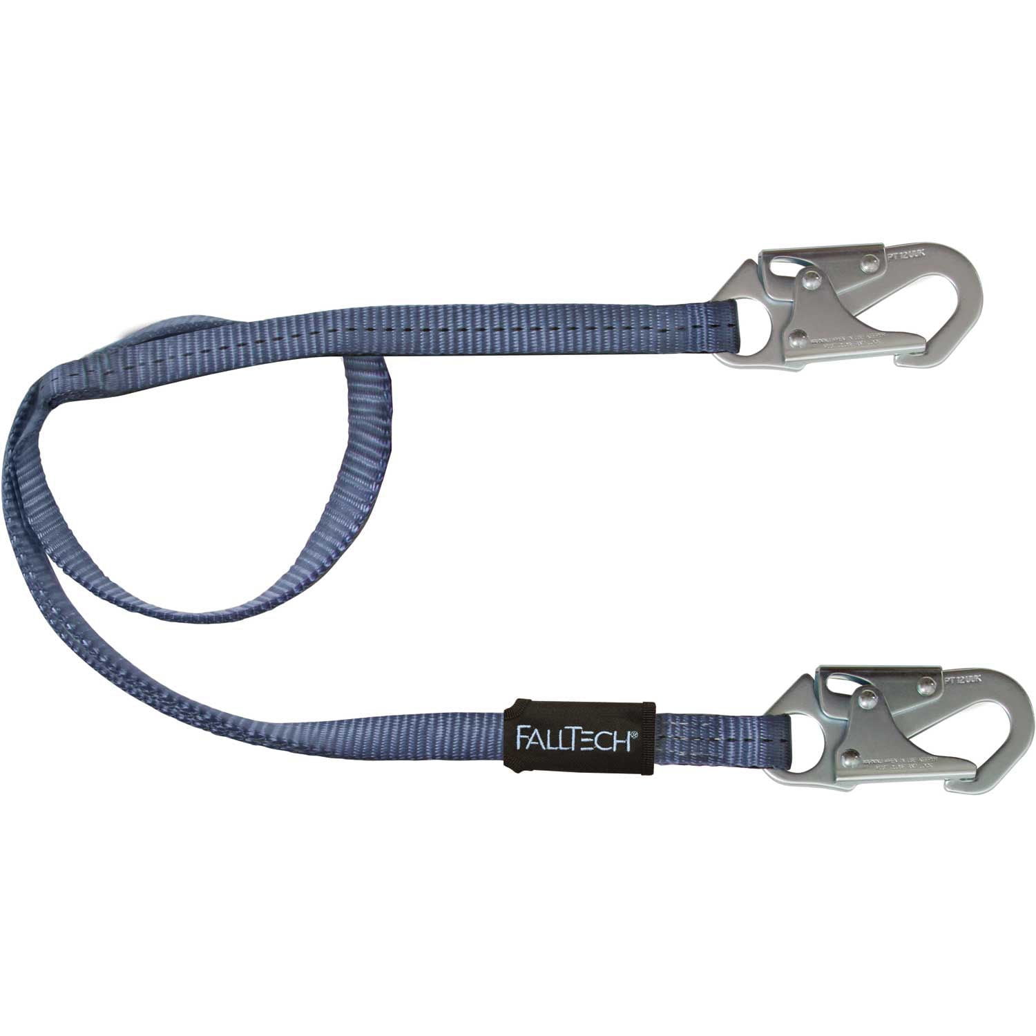 FallTech 8204 48" Restraint Lanyard, Single Leg, with 2 Snap Hooks ...