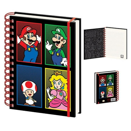 Super Mario Characters A5 Wirebound Notebook | Walmart Canada