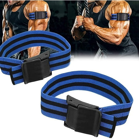 2 Pack Occlusion Training Bands Fitness Blood Restriction Fast Muscle ...