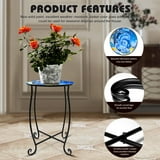 Haibin 2 Pack Outdoor Side Table, 15 inch high Small Patio Outdoor ...