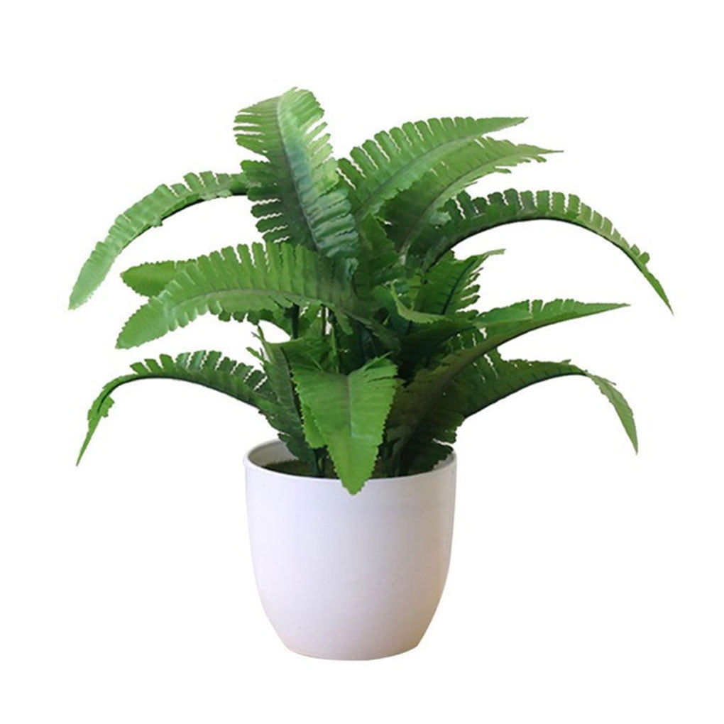 Worallymy Artificial Potted Plant Leaf Simulation Leaves Home Office ...