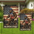 Custom Bigfoot Garden Flag for Outdoor Display, Patriotic Family Name ...