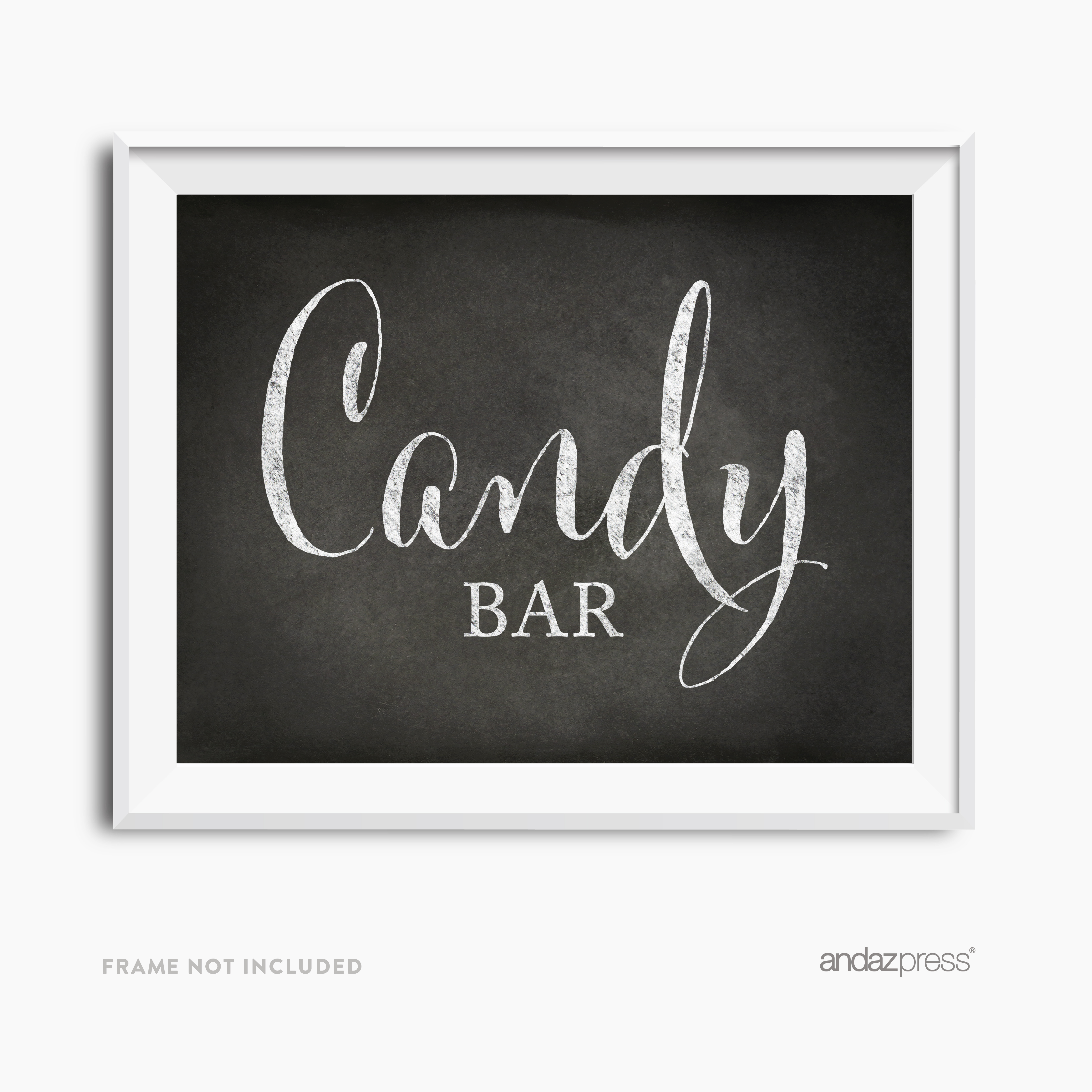 Candy Bar Vintage Chalkboard Wedding Party Signs - Walmart.com