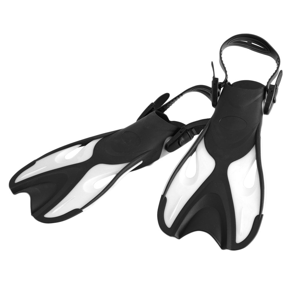 AF701 Adjustable Children Kids Snorkeling Fins Long Flippers Diving ...