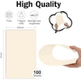 8.5x14 Cream Cardstock, 65lb Legal Size Card Stock 100 Sheets, RibRave ...