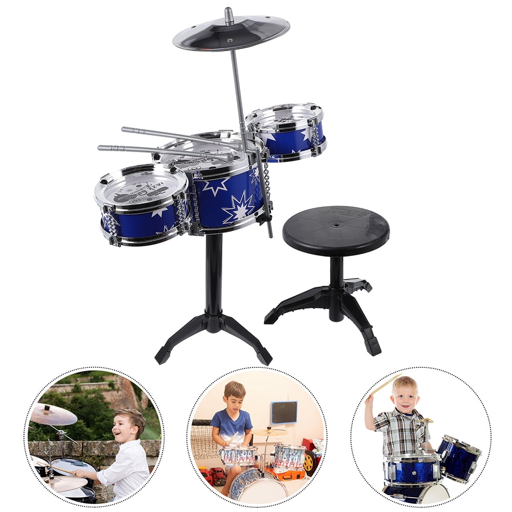 Buy 1 Set Kids Drum Set Educational Toys Simulation Drum Set Kids ...
