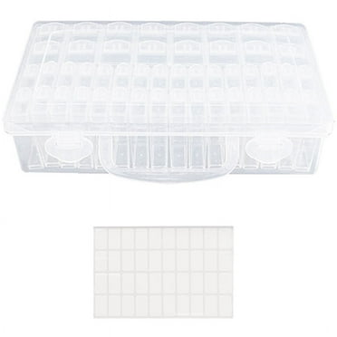 Paylak 12 Storage Square Clear Container For Crafts Beads Small Items ...