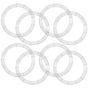 PANACEA 24" Green Wire Wreath Frame for Floral Arrangements - Walmart.com