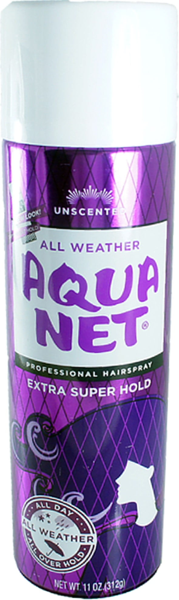 Aqua Net Extra Super Hold Professional Hair Spray Unscented, 11 oz ...