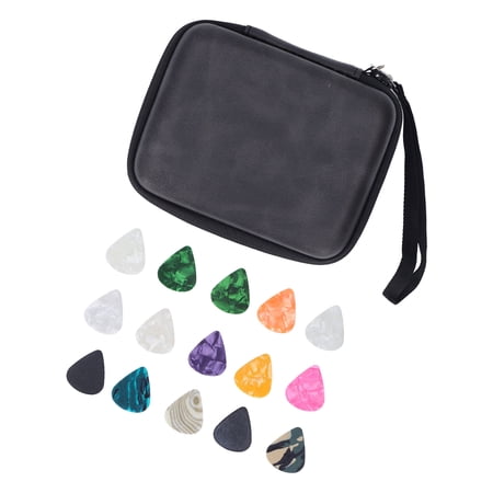 Guitar Pick Pouch, Prevent From Scratches Soft Inner Foam Portable ...