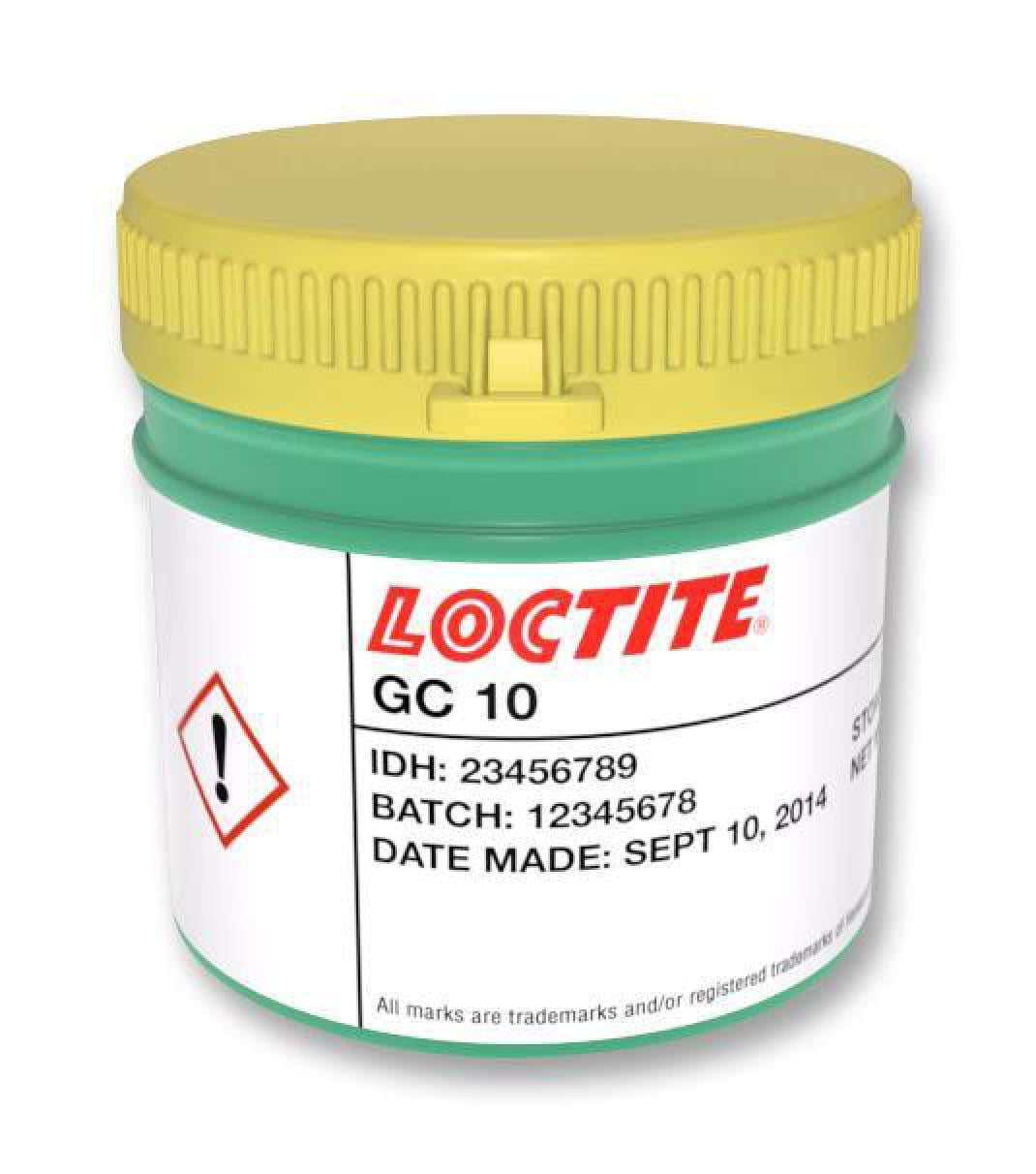LOCTITE - GC 10 No-Clean, Halogen-Free Solder Paste, T4 Powder, 500g ...