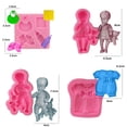 NEXAVKPR Chocolate Candy Sugar Craft Exquisite Baby Theme Paste Mold ...