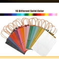 32-Packs Paper Bags with Handles Bulk 8.26"×6"×3.15" Small Gift Bags 16 ...