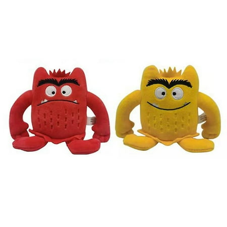 New Cartoon Animal The Color Monster Plush Toys Cute Education Story/4 ...