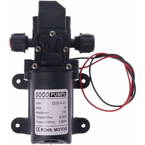 Water Diaphragm Pump, Pressure Regulation System, Amphibious 12V DC ...