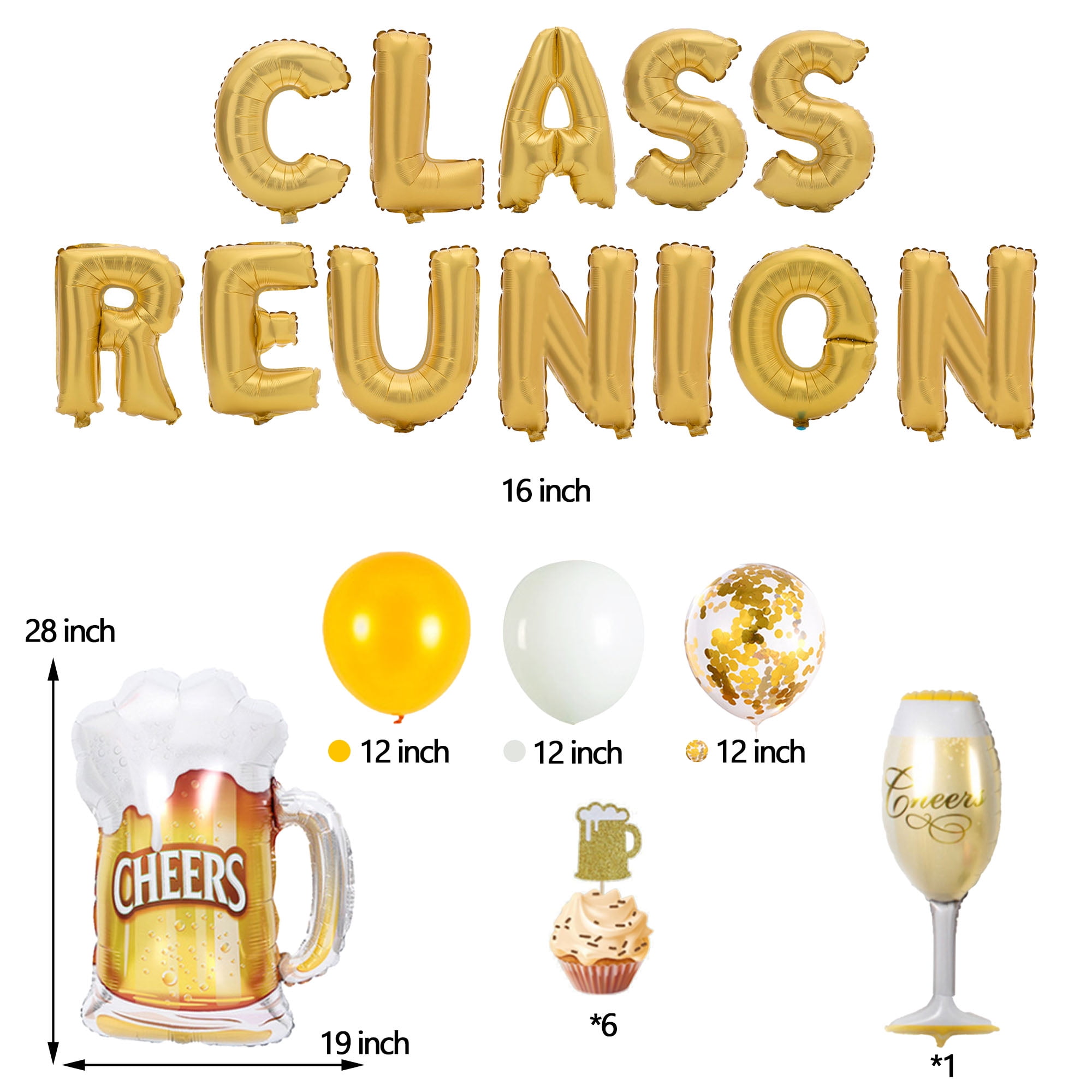 50th High School Class Reunion Decorations | Shelly Lighting