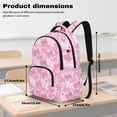 Bulopur Pink Leopard Bow Print Kids Backpack Set 4 Pcs Waterproof ...