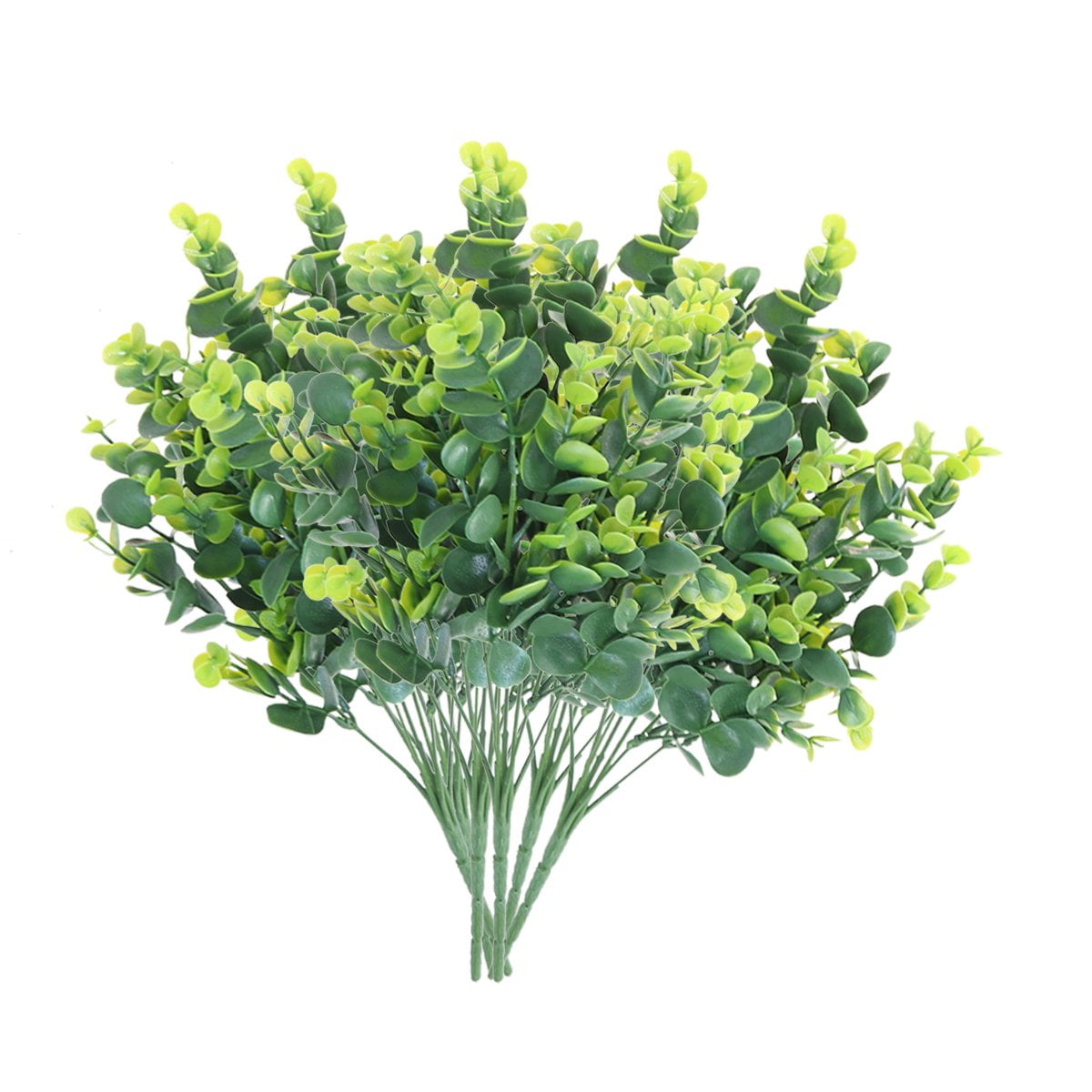 Viworld 4 Bundles Artificial Boxwood Stems Faux Plants Shrubs, Fake UV ...