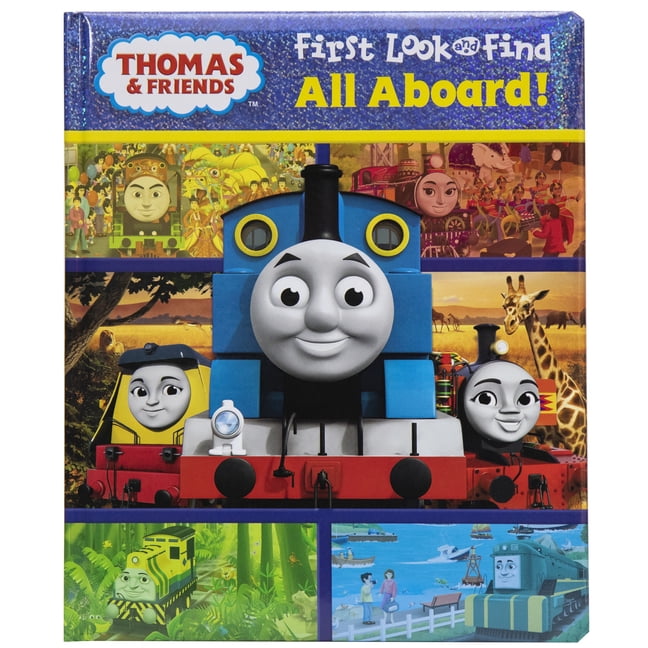 Look and Find: Thomas & Friends: All Aboard! (Board Book) - Walmart.com