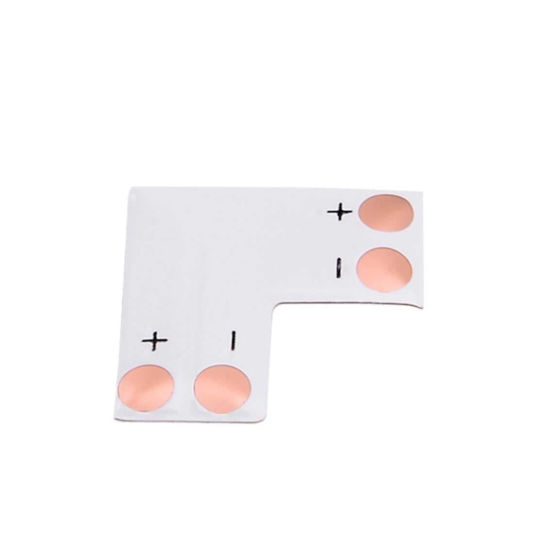 10pcs L-Shaped 2-pin Solderless Clip-on Coupler Connector for 3528 8mm ...