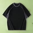 Betivan Men's Color Block T Shirt Summer Casual Round Neck Short Sleeve ...