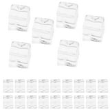 50pcs Reusable Ice Cubes Props Washable Non-Melting Fake Ice Cubes for ...