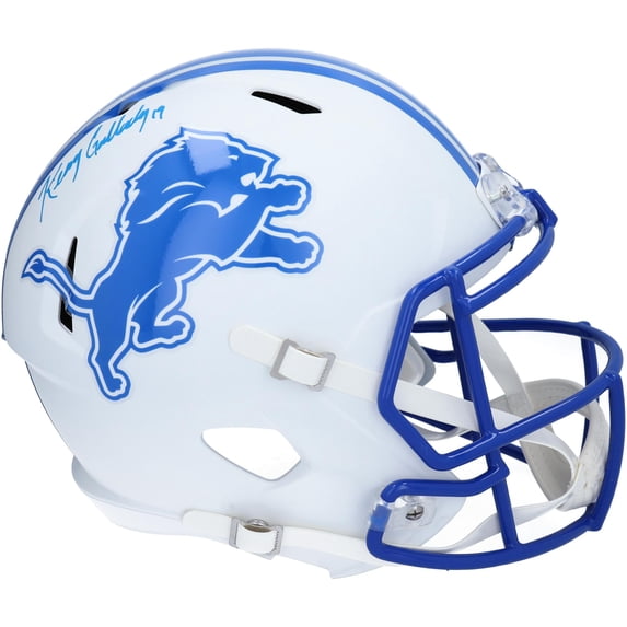 Kenny Golladay Detroit Lions Autographed Riddell Flat White Alternate ...