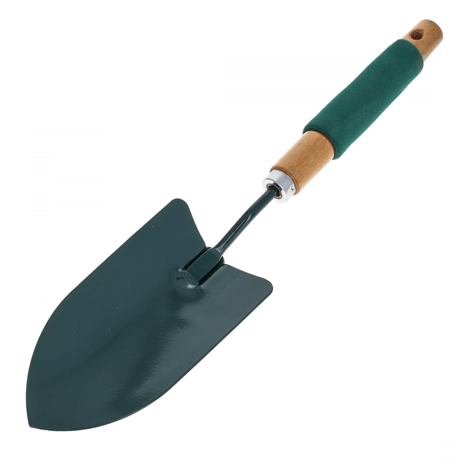 ToolTreaux Wooden Steel Handheld Garden Round Point Shovel Tool 14 Inch ...
