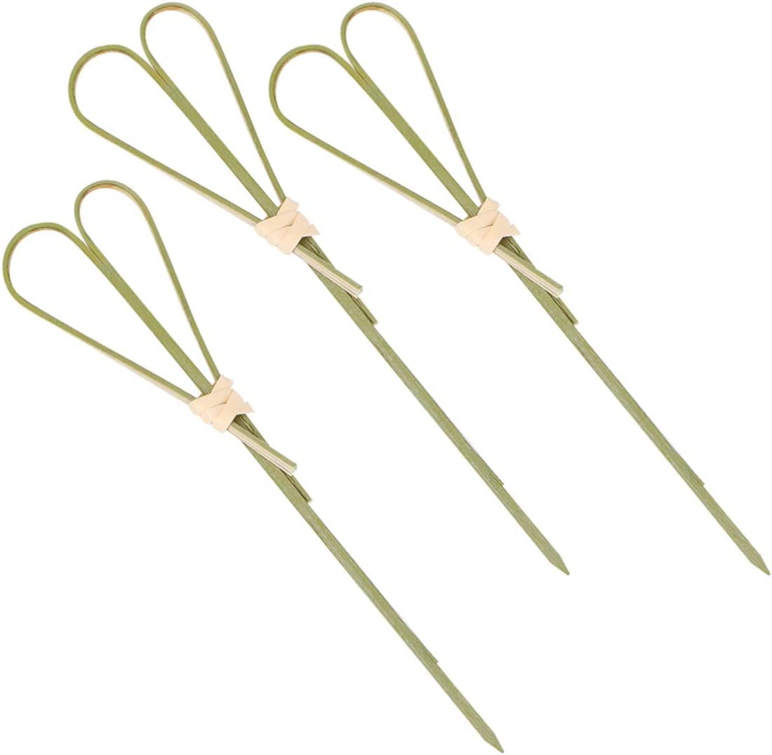 Coffee Stirrers Bamboo Knot Cocktail Picks 100pcs Disposable Martini ...