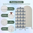 Arch Covers, Blue Beige Arch Covers Stretchy Backdrop 4'x1.65', Modern ...