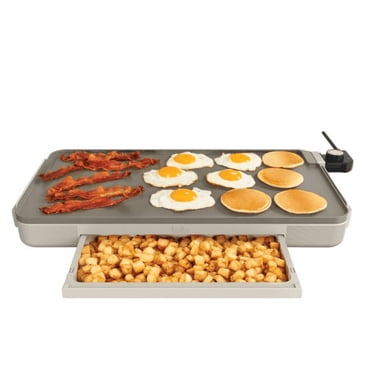 Beautiful XL Electric Griddle 12" x 22"- Non-Stick, Black Sesame by ...