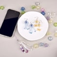10pcs Multiple Color Acrylic Flower Bead Caps Colorful Winds Bells ...