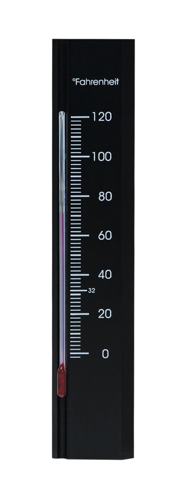 Wall Thermometer 7.8 inch Beechwood Black Finish - Walmart.com