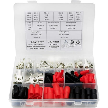 Battery Cable Ends 120Pcs Marine Grade Heavy Duty Tinned Copper Wire ...