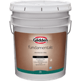 Glidden Fundamentals Exterior Paint Radisson / White, Flat, 5 Gallons ...