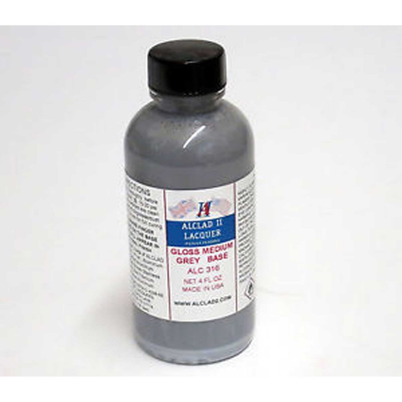 Alclad II Lacquers Gloss Medium Grey Base, 4oz, ALC316 - Walmart.com