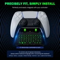 MoKo PS5 Controller Wireless Keyboard with Green Backlight, Bluetooth ...