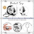 50 Sets Wedding Favors for Guests Tape Measure Keychains with Cards ...