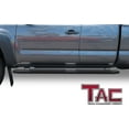 TAC Side Steps for 2005-2023 Toyota Tacoma Access Cab, 4.25" Texture ...