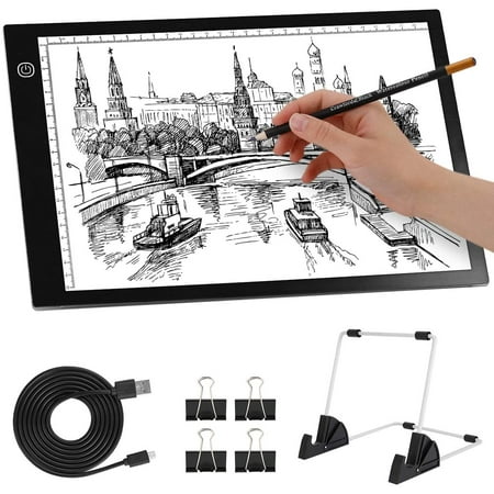 A4 Led Light Painting Pads,Portable LED Tracing Light Board,DIY ...