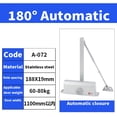 25–85KG Hydraulic Automatic Door Closer, Adjustable Speed Closing Door ...