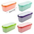 CIYISON Ice Cream Storage Tub Rectangular Reusable Ice Cream Box ...
