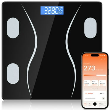 Bluetooth Smart Bathroom Scales for Body Weight Digital Scale Body Fat BMI Scale,Auto Body ...