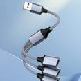 USB2.0 Adapter USB Male To 3 USB 2.0 Female Extension Cable Cable Data ...