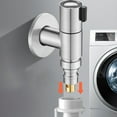 Washing Machine Faucet Brass Water Stop Quick Opening Angle Valve Wall ...