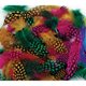 Creativity Street® Spotted Feathers, Assorted Colors, 7 grams Per Pack ...
