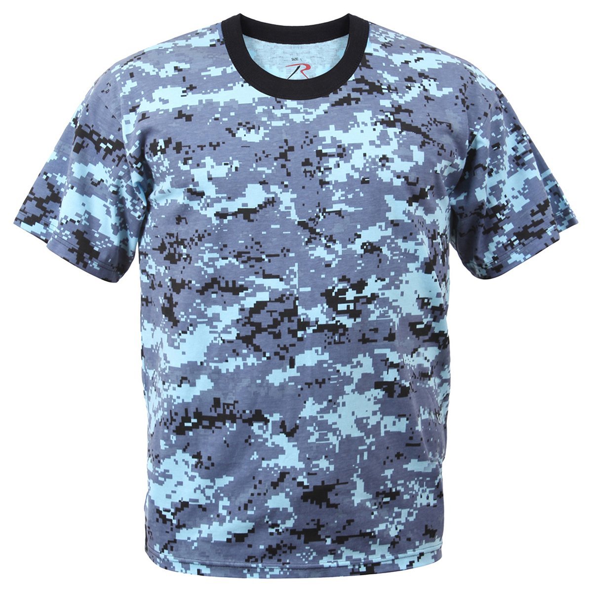 Rothco Digital Camo T-Shirt,Sky Blue Digital Camo - Walmart.com
