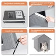 Osfvolr Outdoor Cat Houses, Weatherproof Cat Shelters, Insulated Cat ...